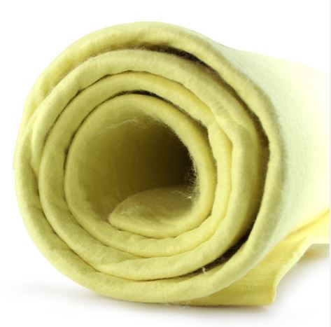 High temperature felt (meta-aramid (Nomex), para-aramid (Kevlar), carb ...