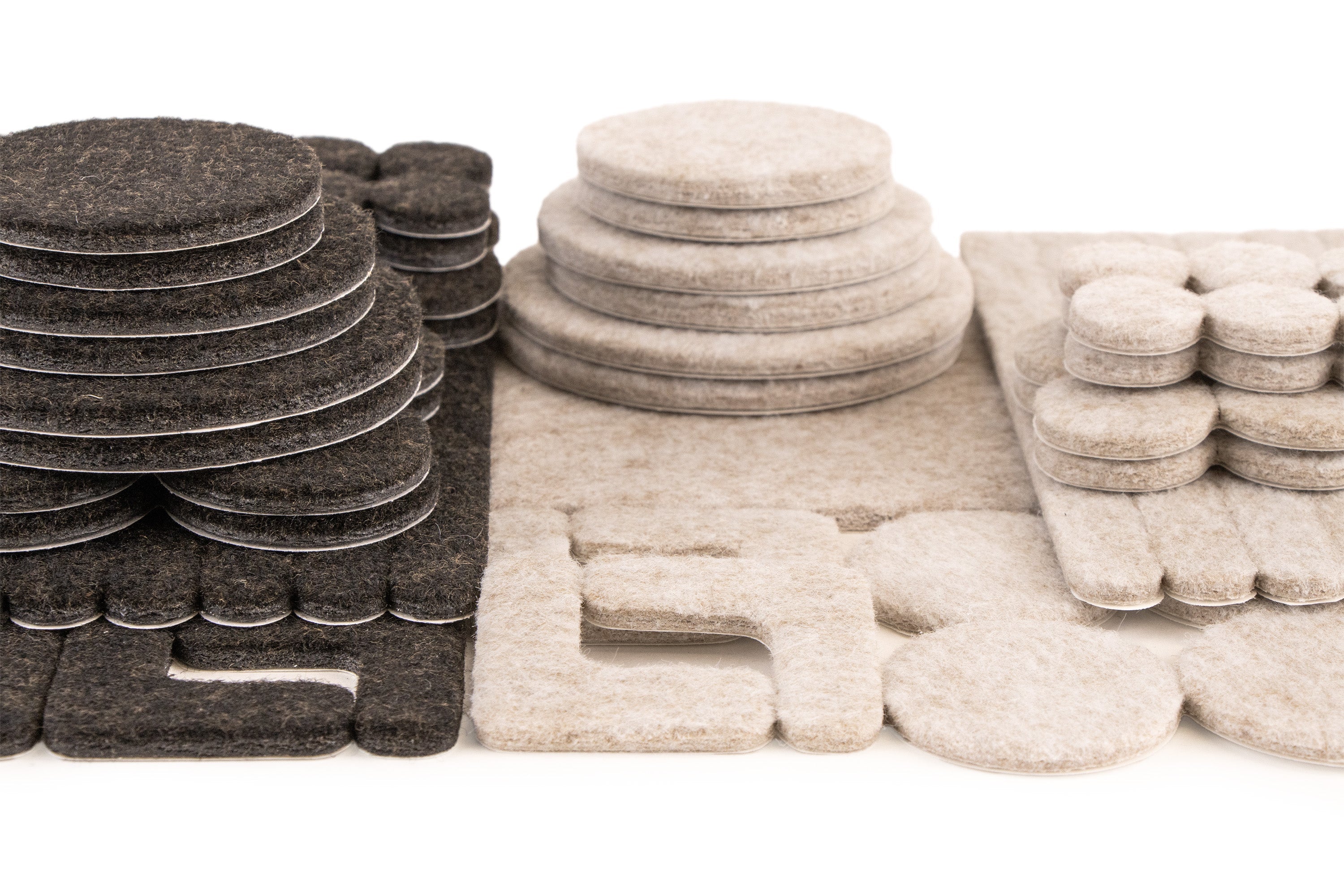 Felt glider sets (felt gliders self-adhesive) – thefeltstore.eu